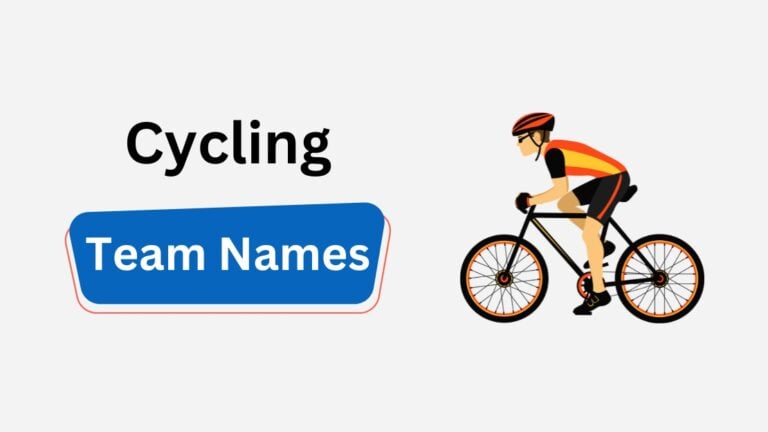 231 Cycling Team Names with Funny, Creative, Cool, and Gender-Based Choices