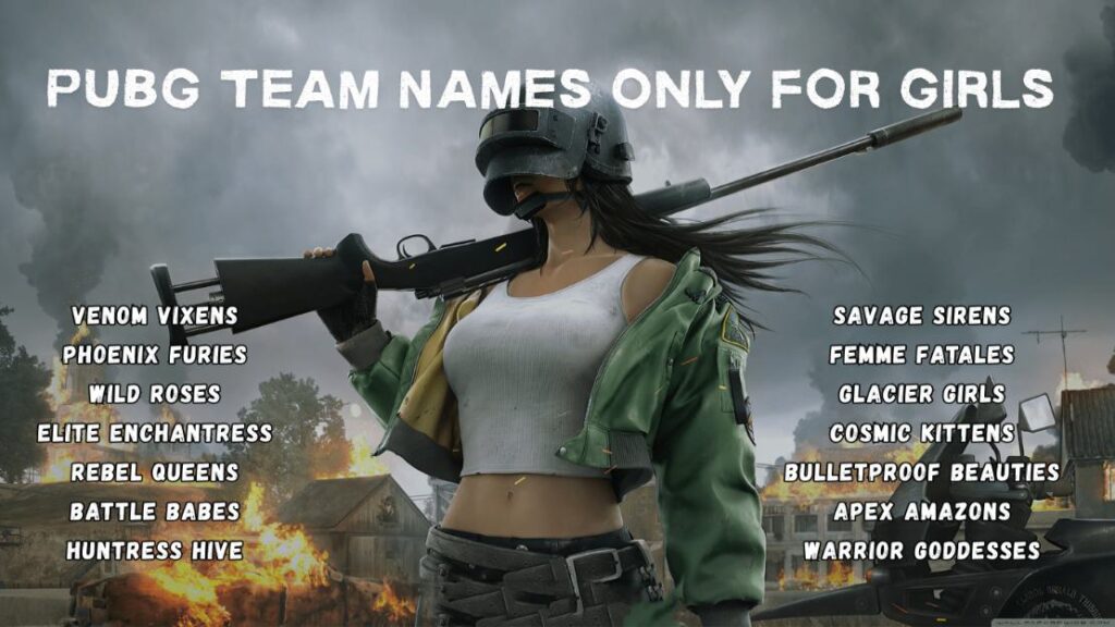 400+ PUBG Team Names: Cool, Pro, Futuristic, and Powerful Squad Options