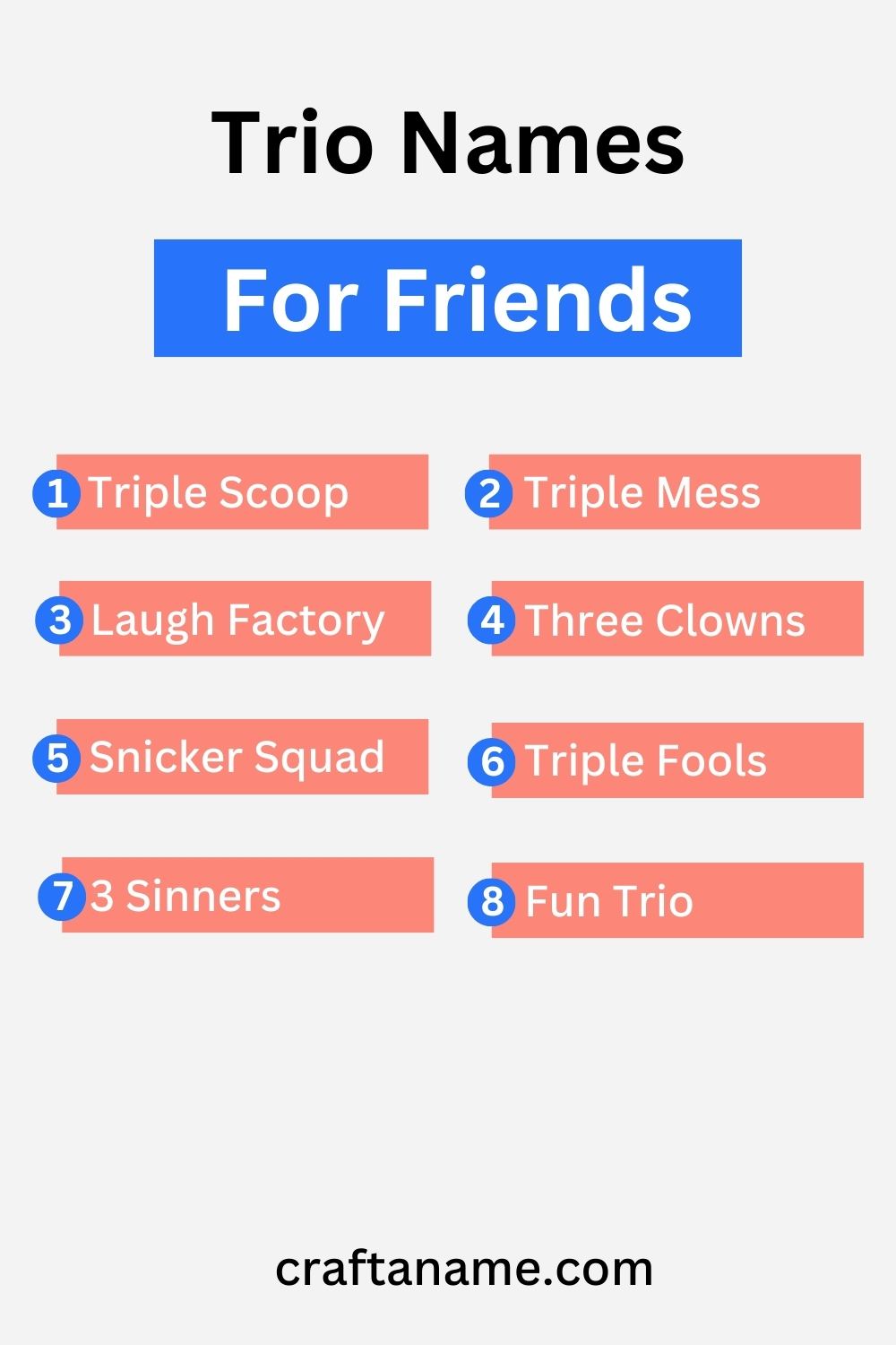900+ Creative Trio Names For Any Group Of 3