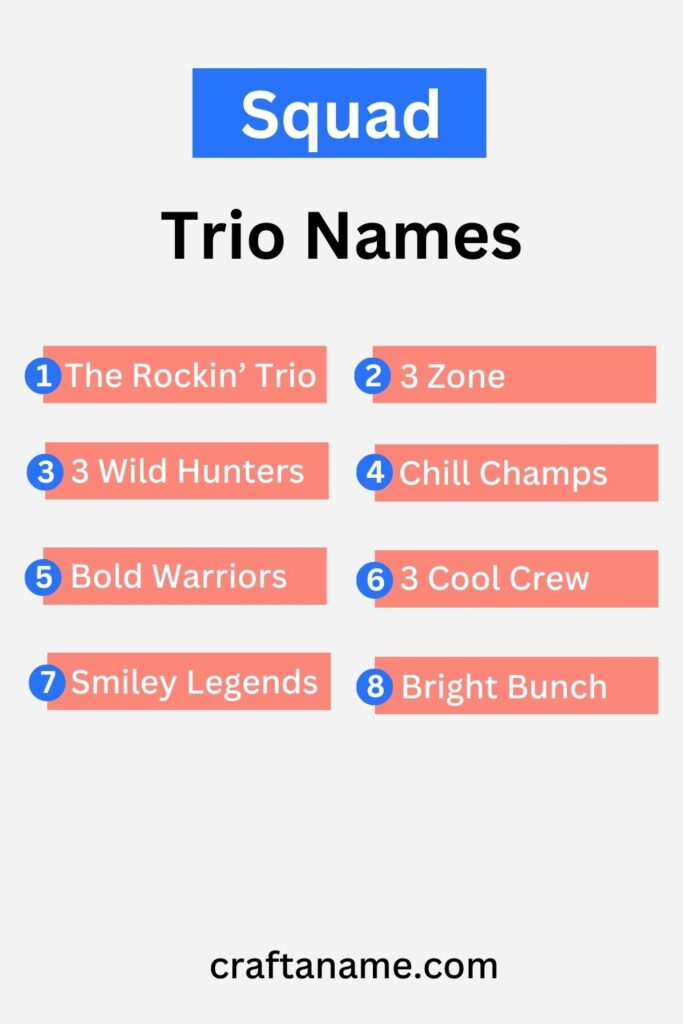 900+ Creative Trio Names For Any Group Of 3